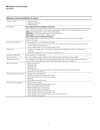 IBM System Networking SAN24B-5 switch | PDF