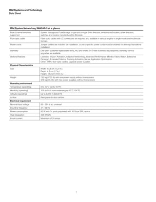 IBM System Networking SAN24B-5 switch | PDF