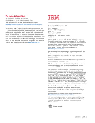 IBM System Networking SAN24B-5 switch | PDF