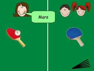 QCDA French Unit 18 Les Planètes - ping pong plenary | PPT