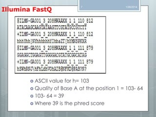 NGS - QC & Dataformat | PPT