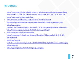 QCDR or QR (Selecting the Correct Reporting Mechanism) | PPT