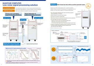 Quantum Computer - Low noise signal processing solution | PDF