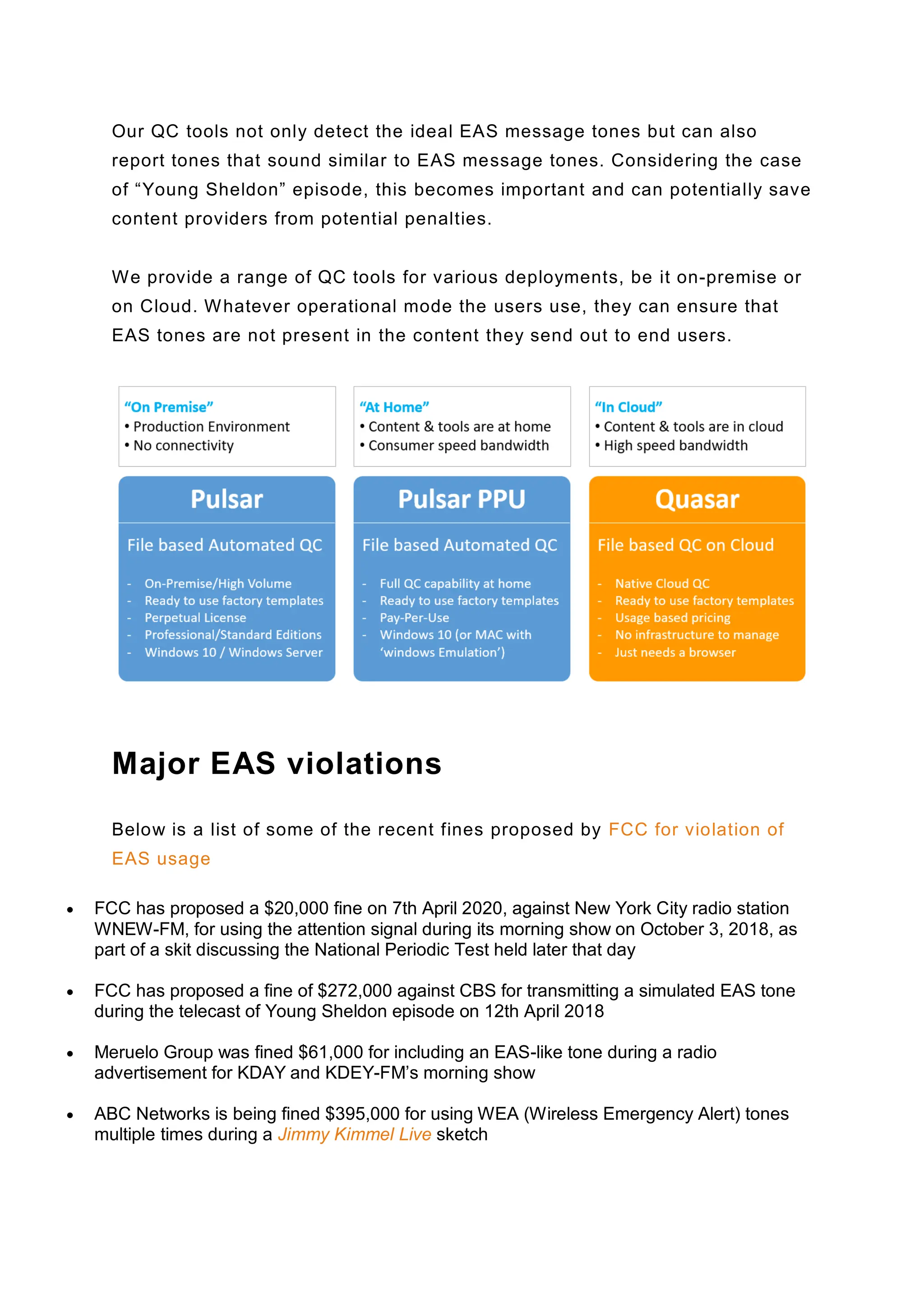 QC for Presence of Emergency Alert System | PDF