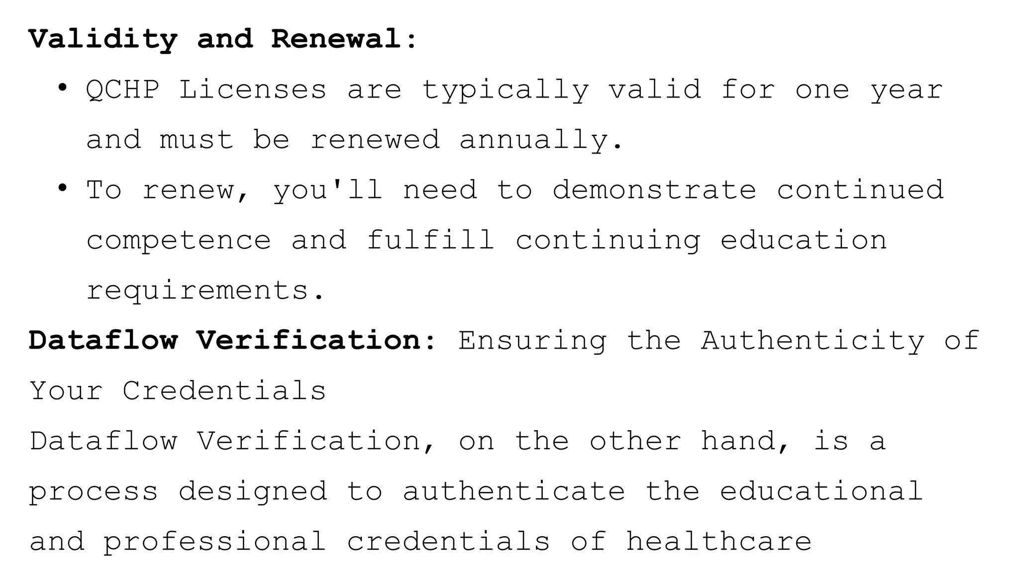 QCHP License vs. Dataflow Verification.pptx