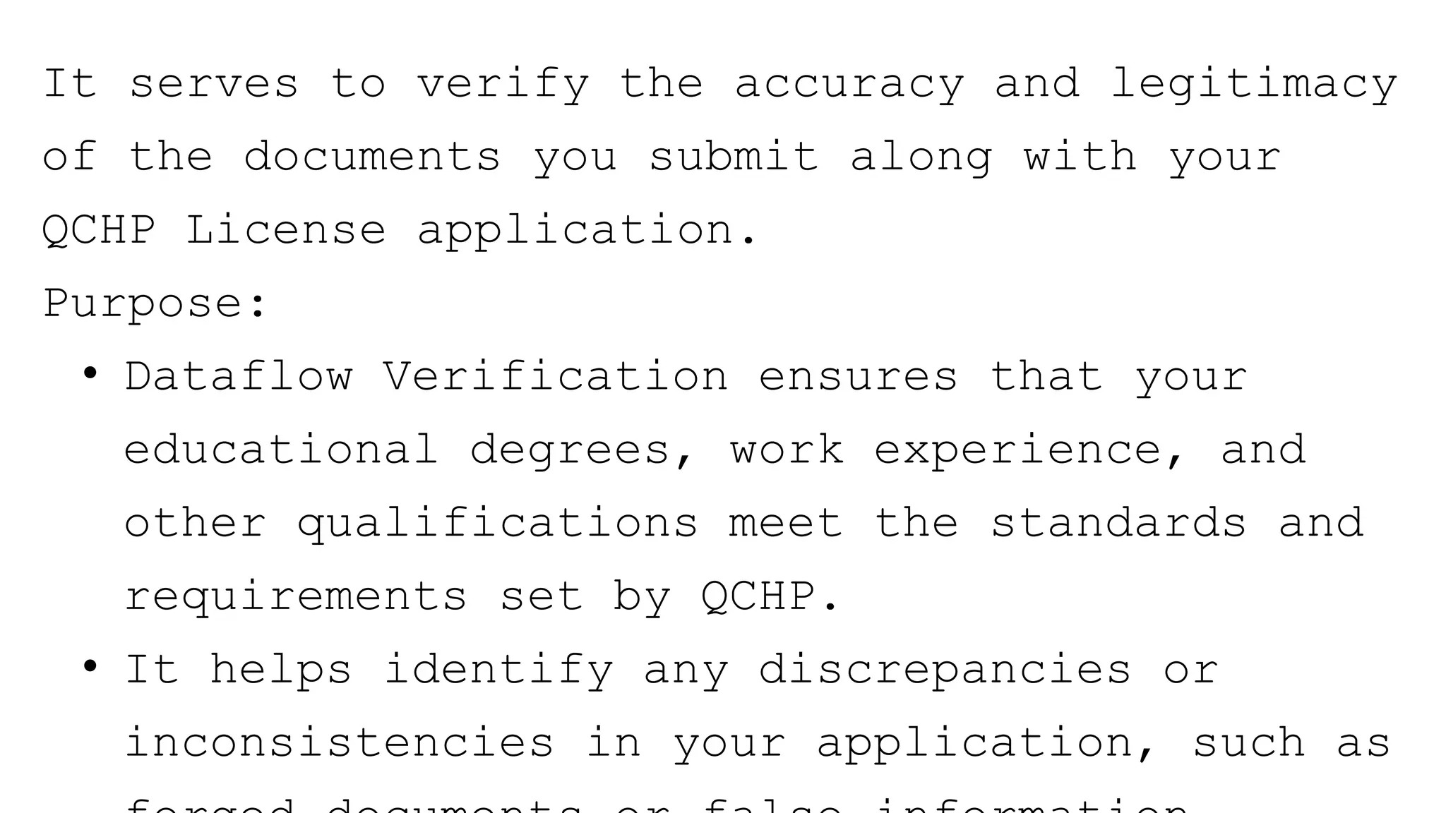 QCHP License vs. Dataflow Verification.pptx
