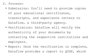 QCHP License vs. Dataflow Verification.pptx