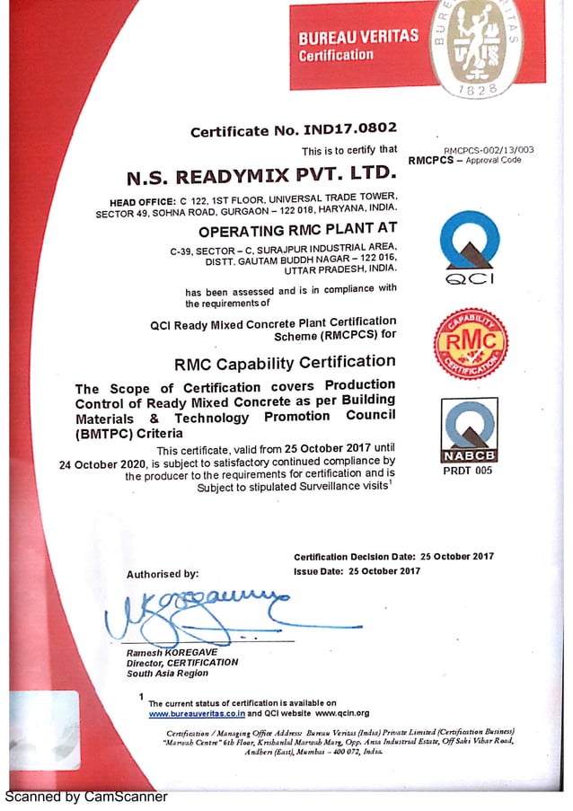 QCI Certificate | PDF