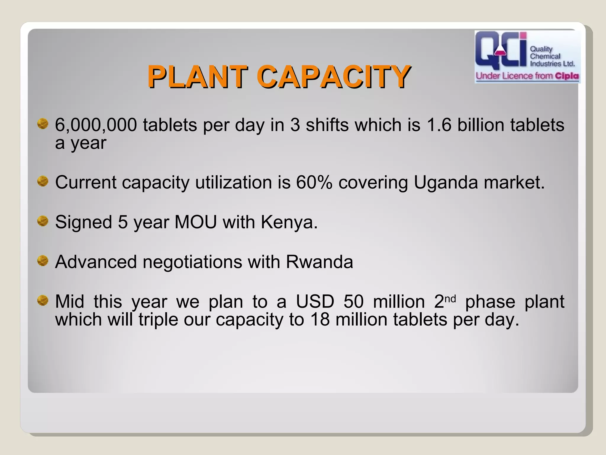 Qcil presentation health care conference | PPT | Pharmaceutical ...