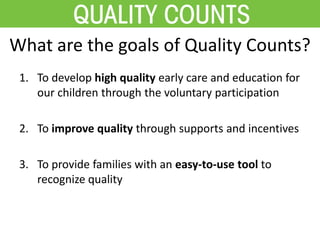 Quality Counts Overview | PDF