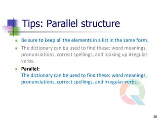 Editing for Clarity and Conciseness | PPT
