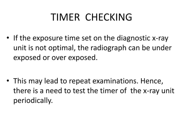 Qc in xray | PPTX
