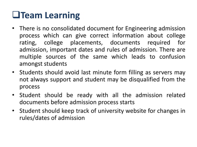 QCL-14-v3_Flowcharts College admissions process_SIMSREE_Aditi Chavan | PPT