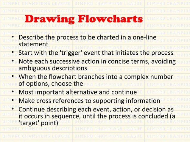 Qcl 14-v3 [flow charts]-[nitie mumbai]_[pramesh anuragi] | PPT