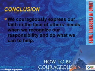 Live Courageously! | PPT