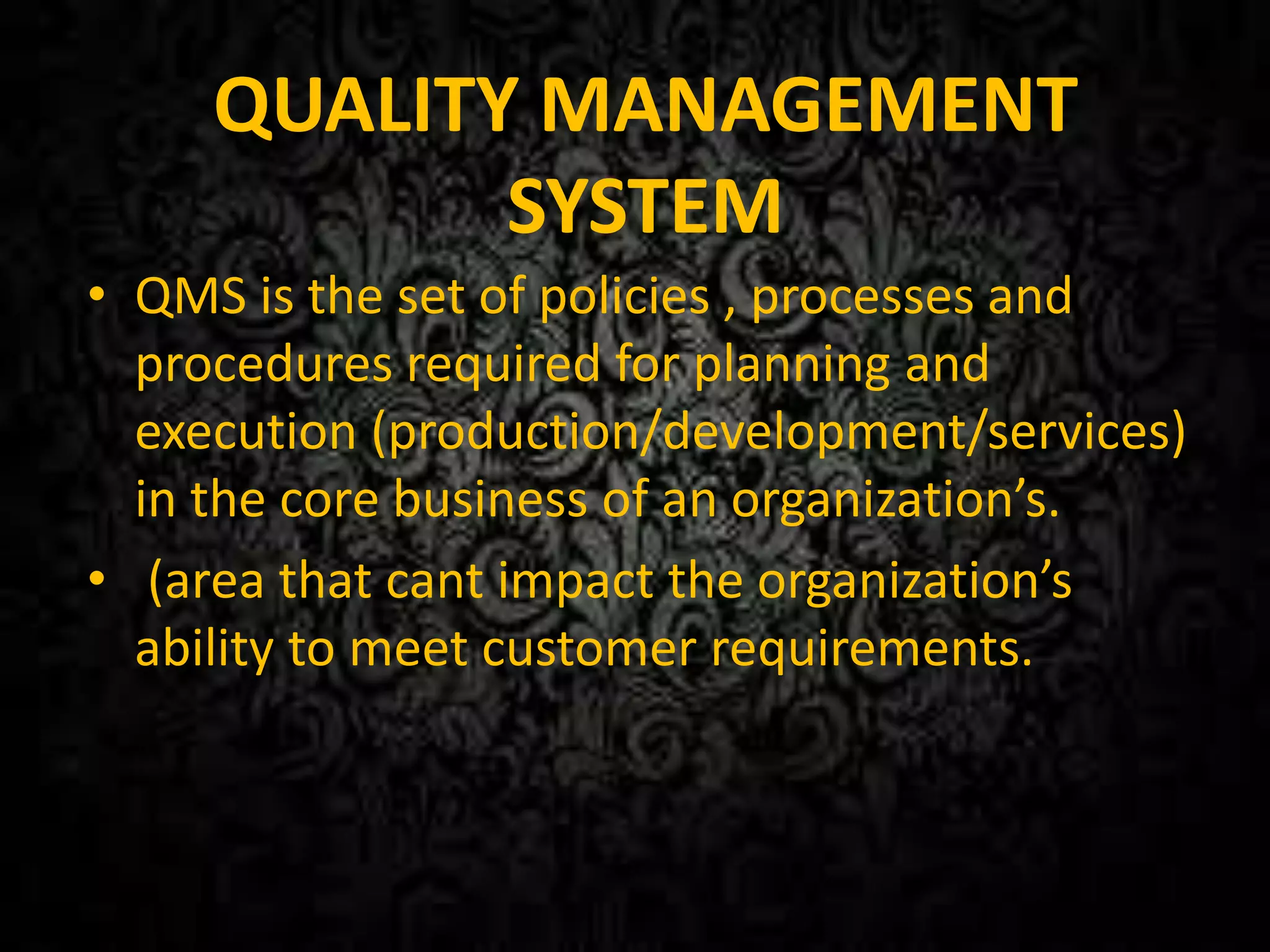 Quality control managment | PPTX | Pharmaceutical Industry | Industries