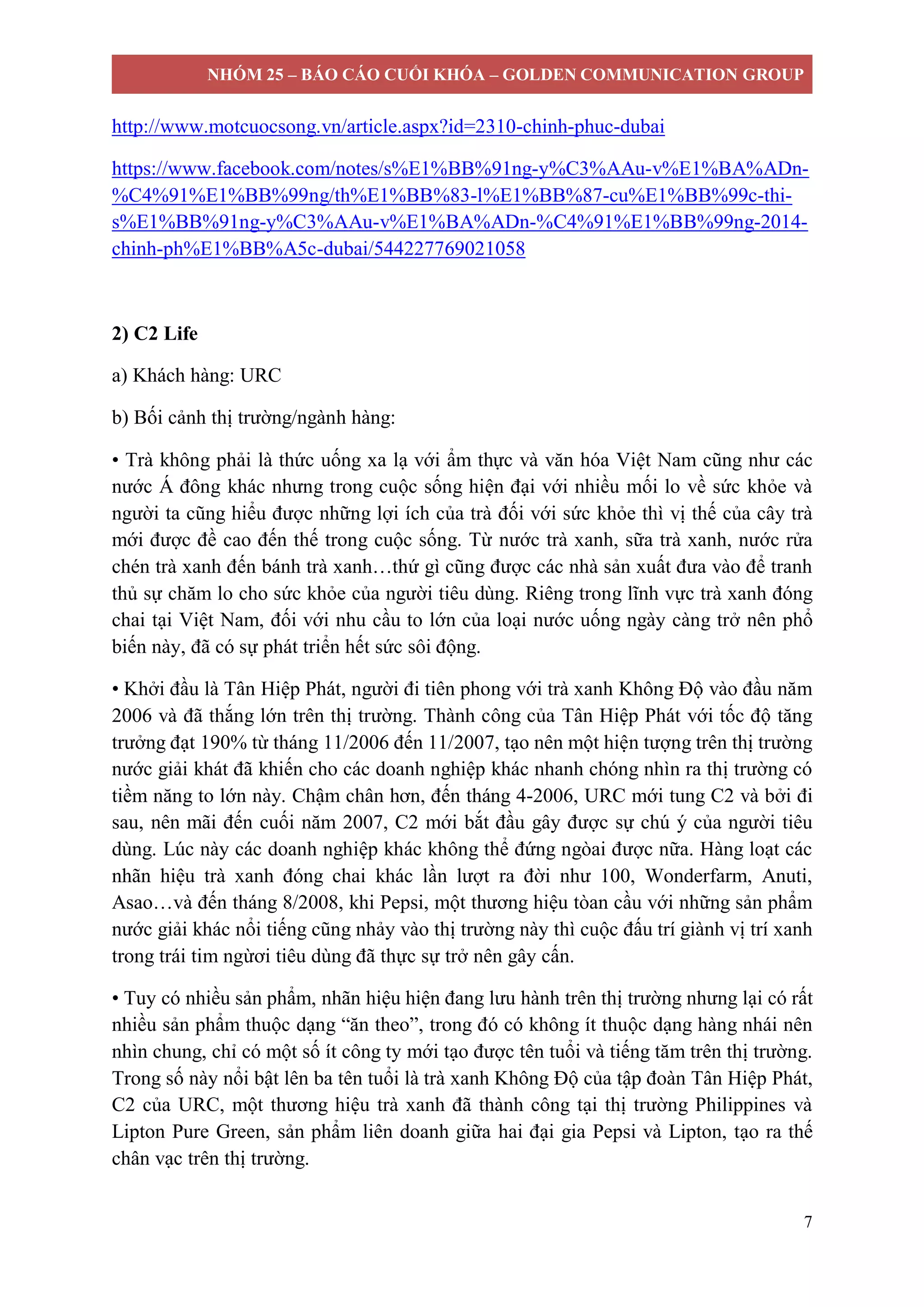 BÁO CÁO CUỐI KHÓA – GOLDEN COMMUNICATION GROUP | PDF