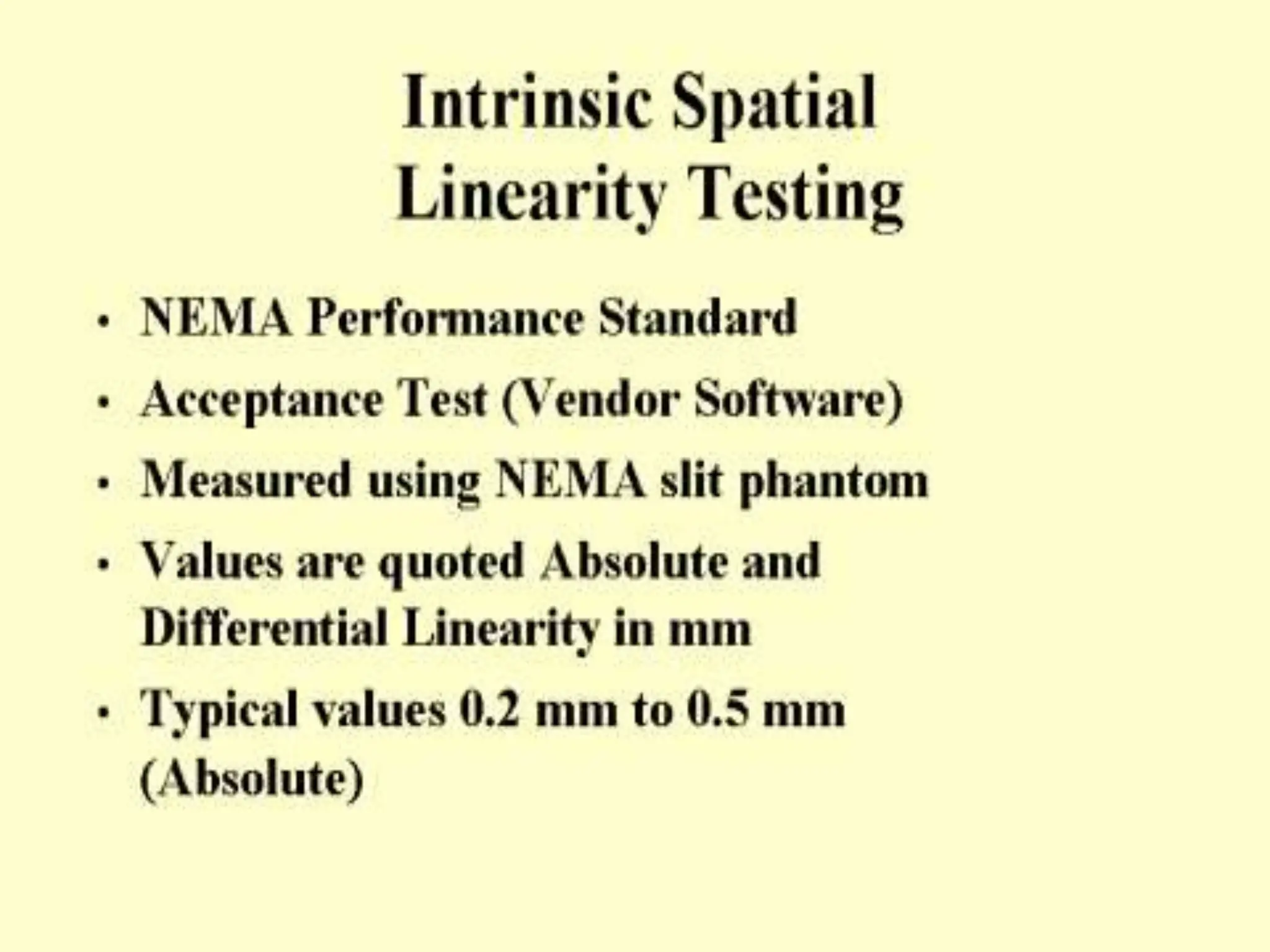 QC of gamma camera using different phantoms and their specification | PPT
