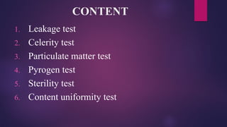 Quality Control of Parenteral Products.pptx