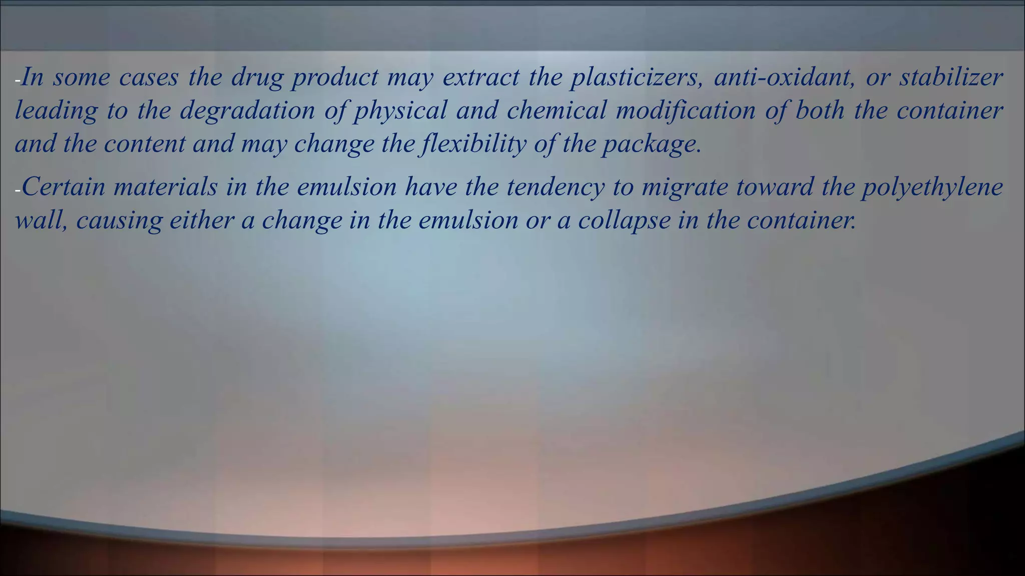 plastic and glass containers and its evaluation test, drug plastic ...