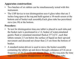 Quality control tests of tablet | PPTX