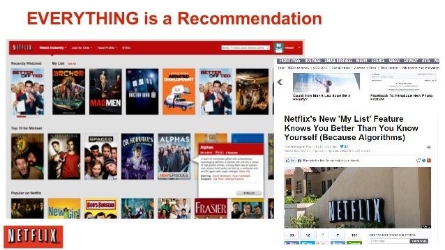 Qcon Sf 2013 Machine Learning And Recommender Systems Netflix Scale