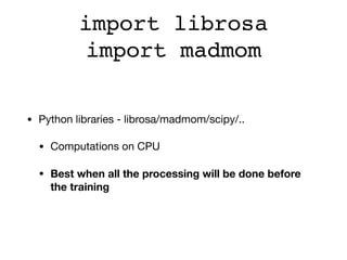 Deep Learning with Audio Signals: Prepare, Process, Design, Expect | PDF