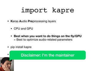 Deep Learning with Audio Signals: Prepare, Process, Design, Expect | PDF