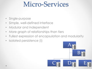 Concurrency at Scale: Evolution to Micro-Services | PPTX