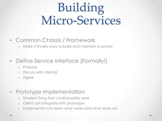 Concurrency at Scale: Evolution to Micro-Services | PPTX