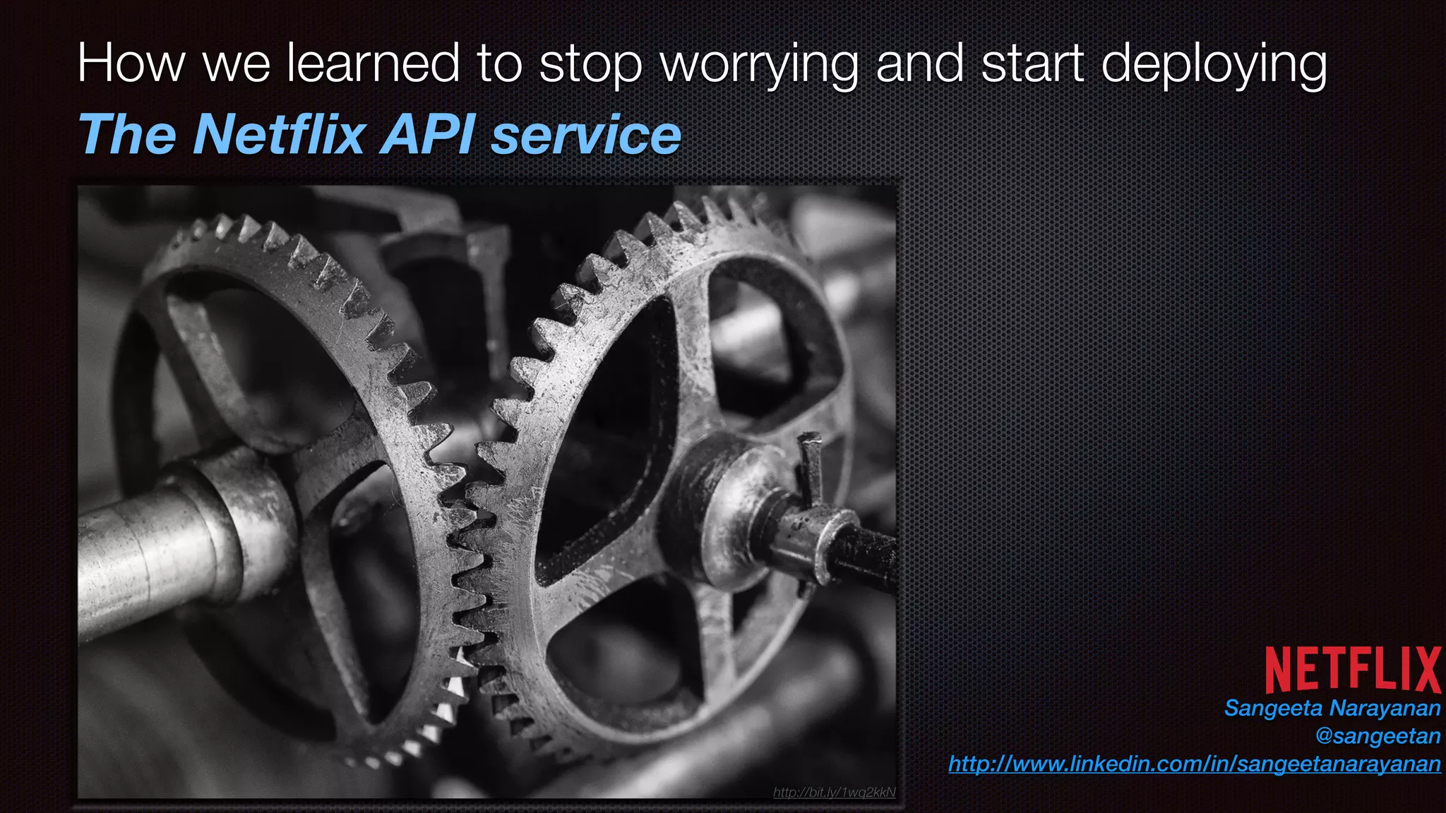 QConSF 2014 - How we learned to stop worrying and start deploying the ...