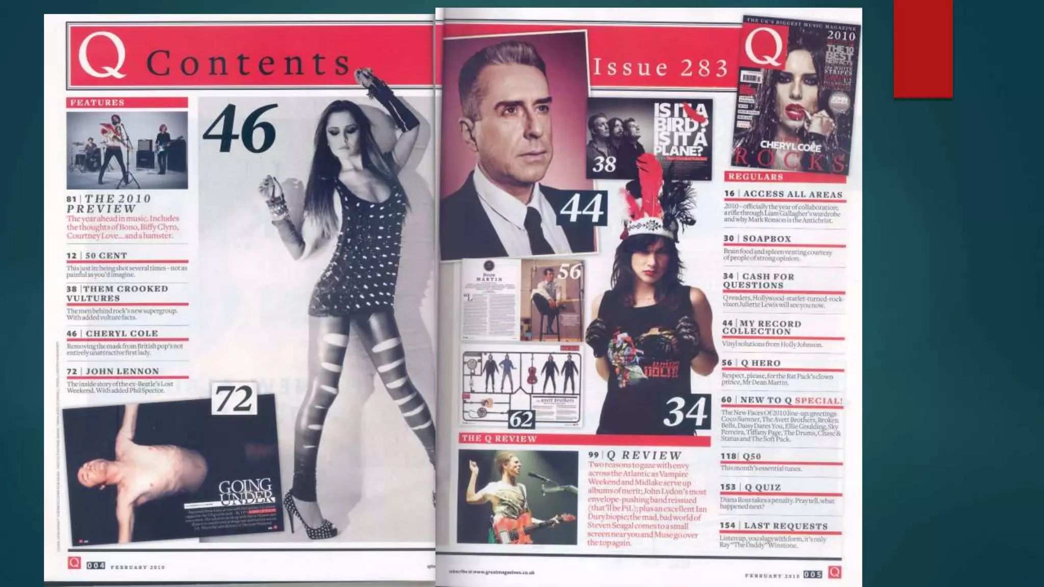 Q Contents Page Analysis | PPTX