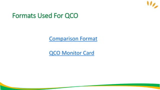 QCO presentation | PPTX