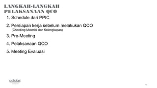QCO (Quick Change Over) | PPT