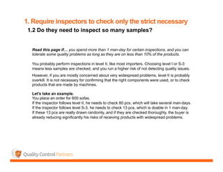 QCP - How to reduce your quality control Budget while keeping your ...