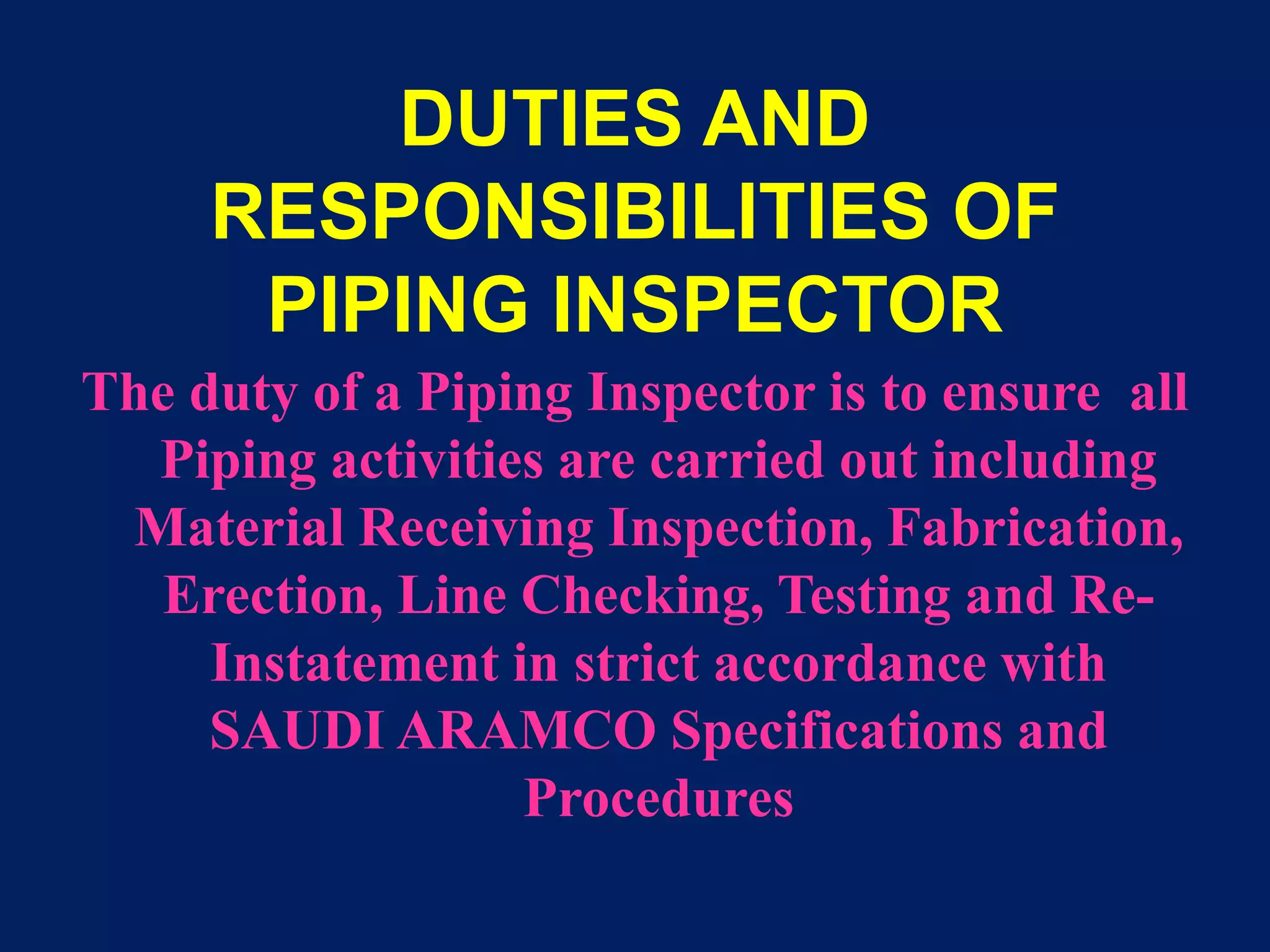 Qc piping guide | PDF
