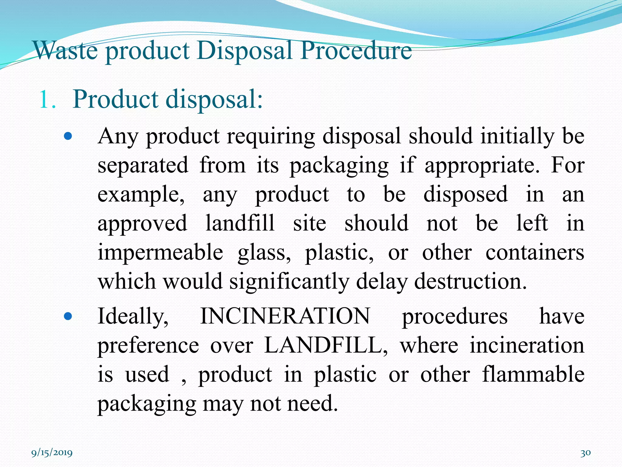 Handling of waste and Scrap disposal | PPTX
