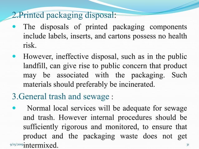 Handling of waste and Scrap disposal | PPTX