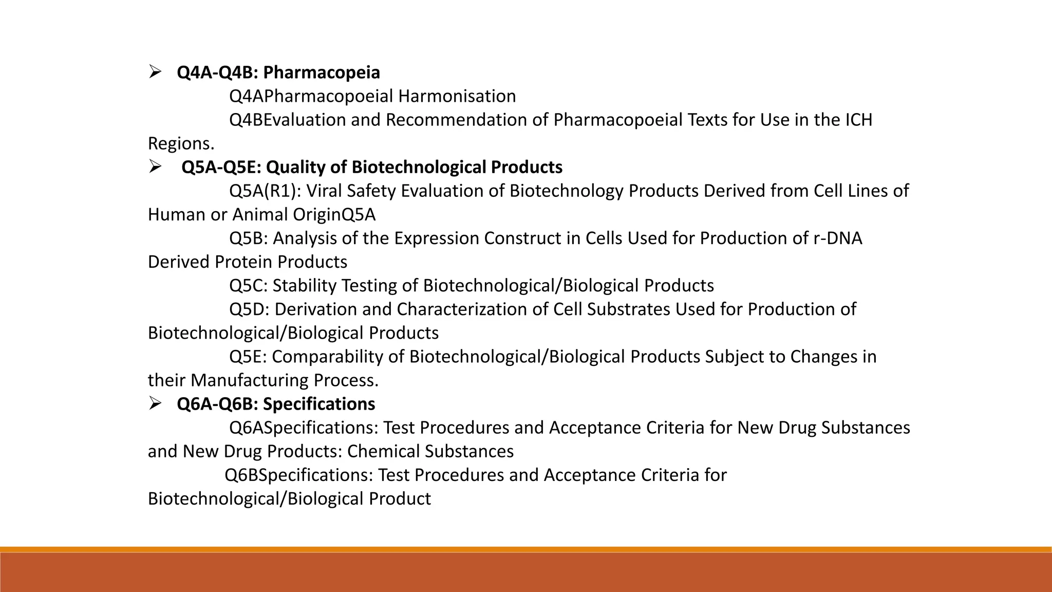 ICH - quality guidelines | PPTX