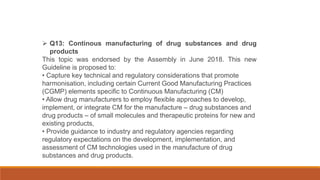 ICH - quality guidelines | PPTX