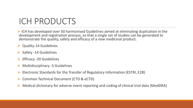 ICH - quality guidelines | PPTX | Pharmaceutical Industry | Industries
