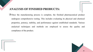 Analysis of Raw Materials and in process quality control of finished ...