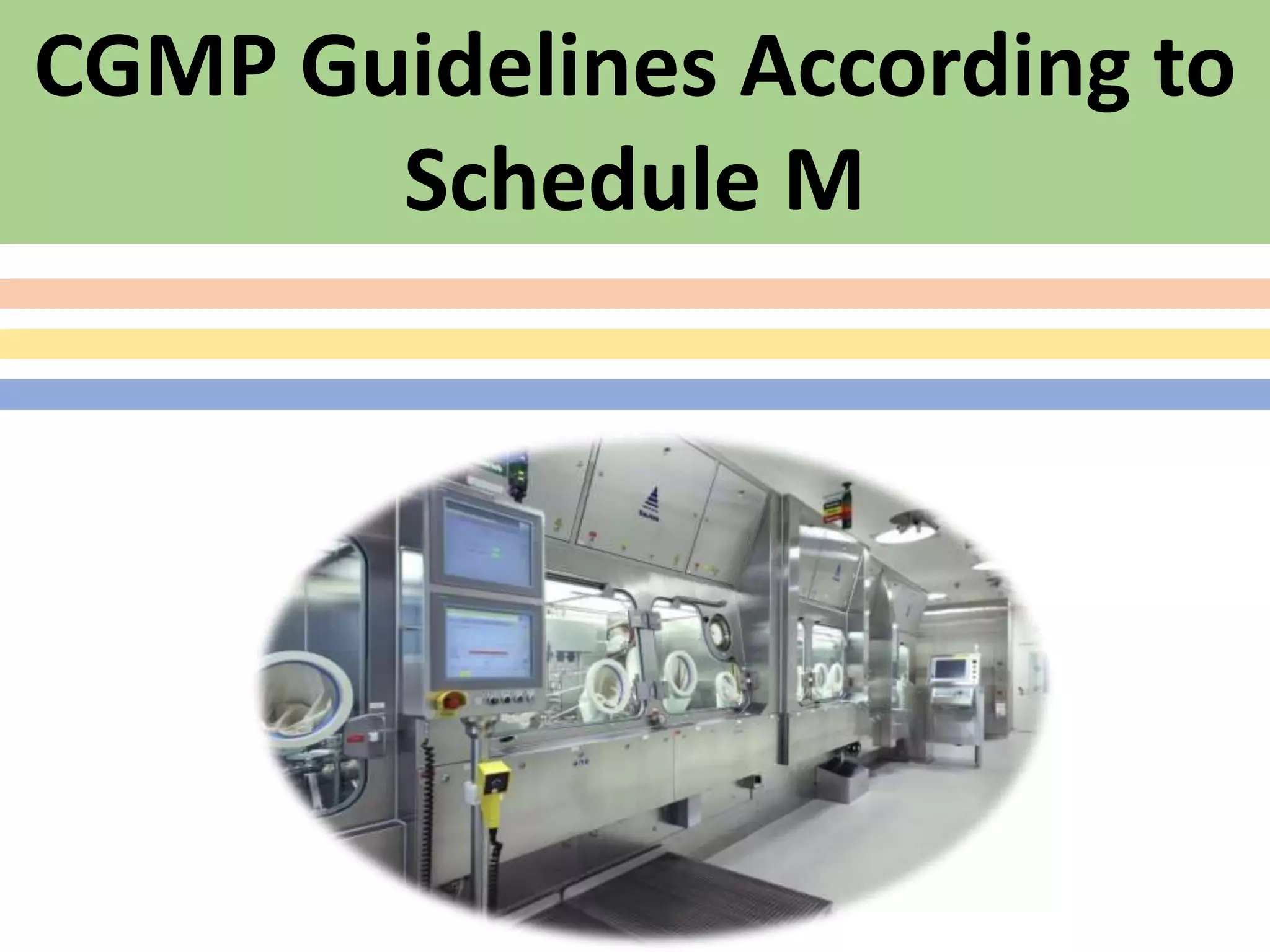 CGMP guidelines | PPTX