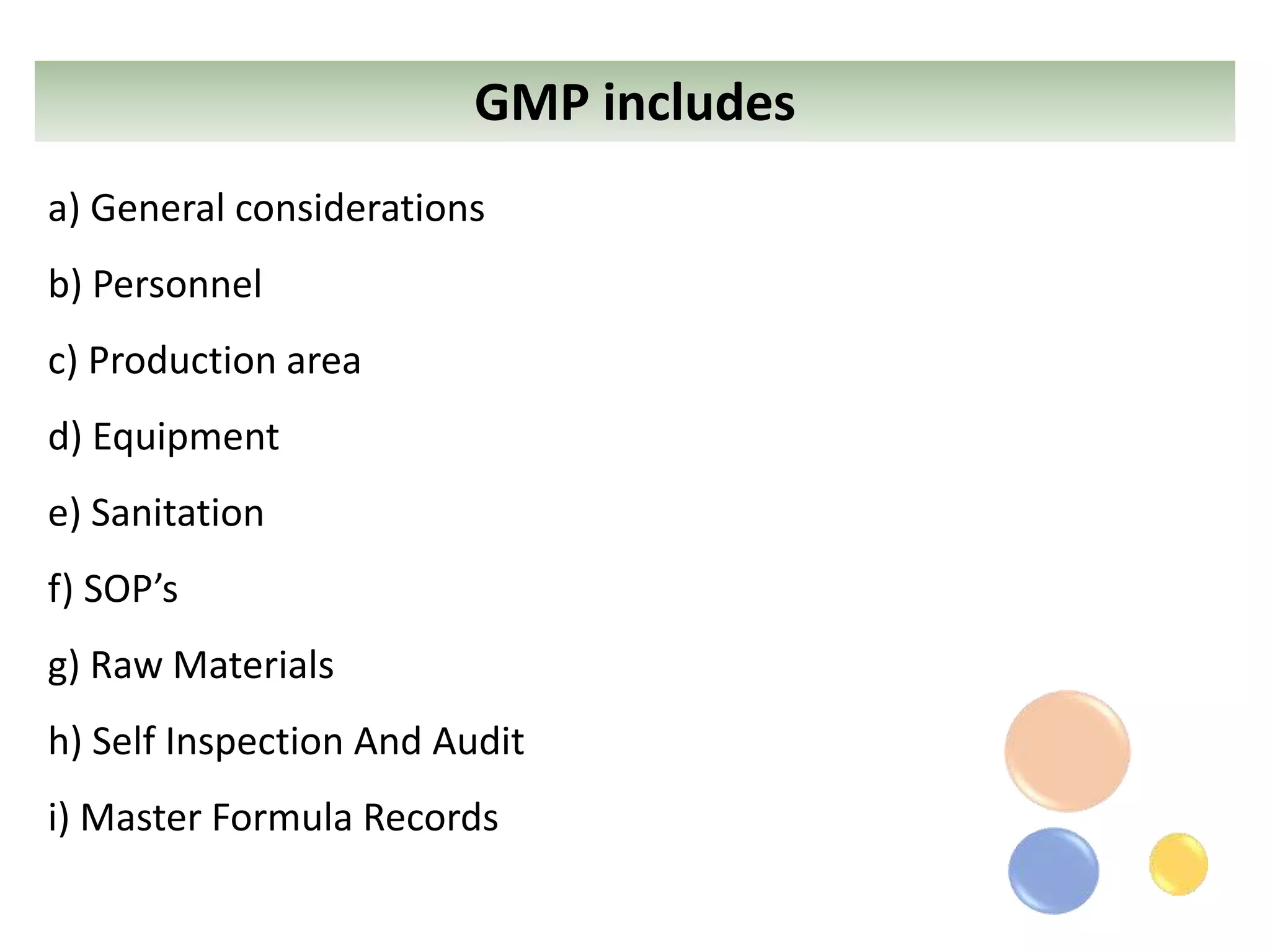 CGMP guidelines | PPTX