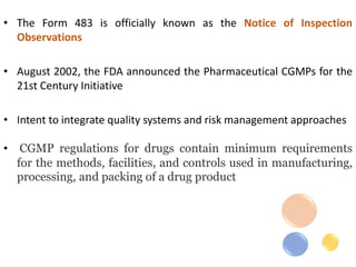 CGMP guidelines | PPTX