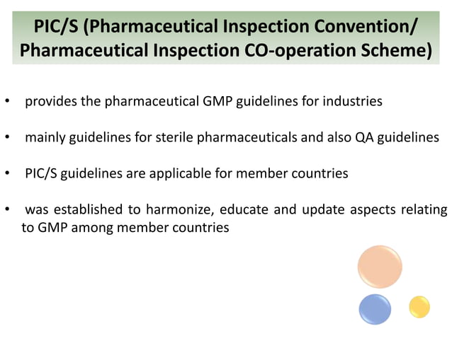 CGMP guidelines