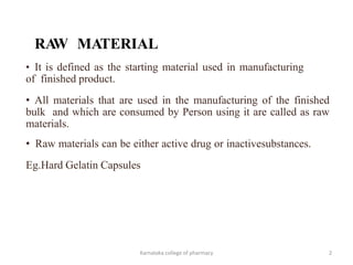 QC & QA S1 ABHISHEK RAW MATERIAL.pptx