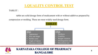 QC & QA IPQC & FPQC | PPTX