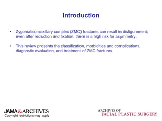 ZYGOMATICOMAXILLARY FRACTURES AND MANAGEMENT | PPT