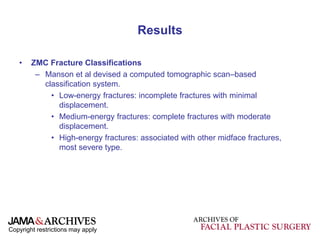 ZYGOMATICOMAXILLARY FRACTURES AND MANAGEMENT | PPT